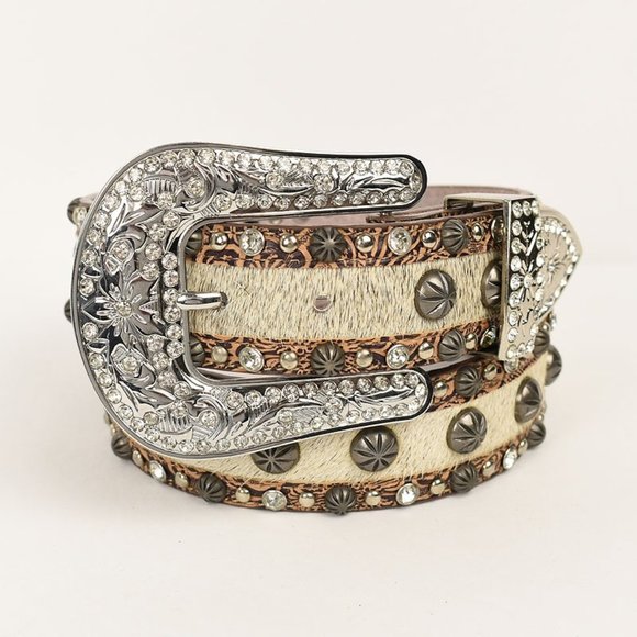 Angel Ranch | Accessories | Angel Ranch Ivory Hair On Cowhide ...